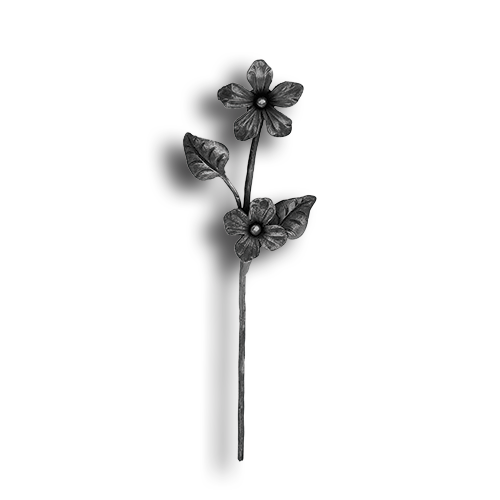 Weldable Forged Steel | Flower On Stem